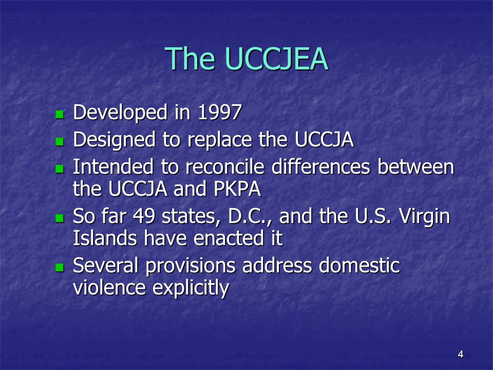 UCCJEA (Uniform Child Custody Jurisdiction Enforcement Act) - Law ...